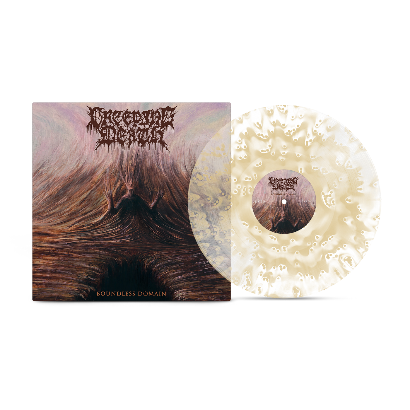 Creeping Death -Official Label Store | Boundless Domain Clear & Tan ...