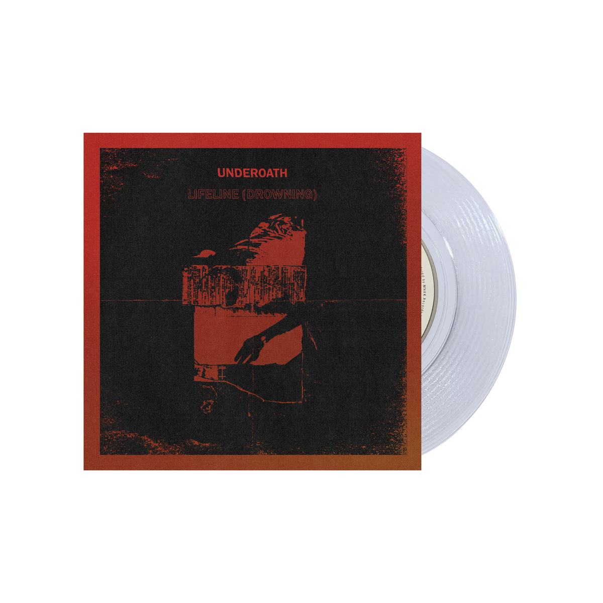 Underoath Official Label Store | Lifeline (Drowning) 7” Clear Vinyl