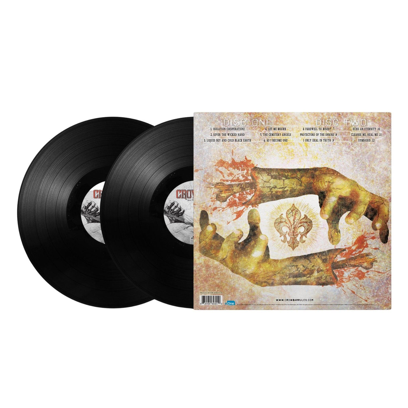 Crowbar Sever The Wicked Hand Vinyl | Limited Edition Black LP