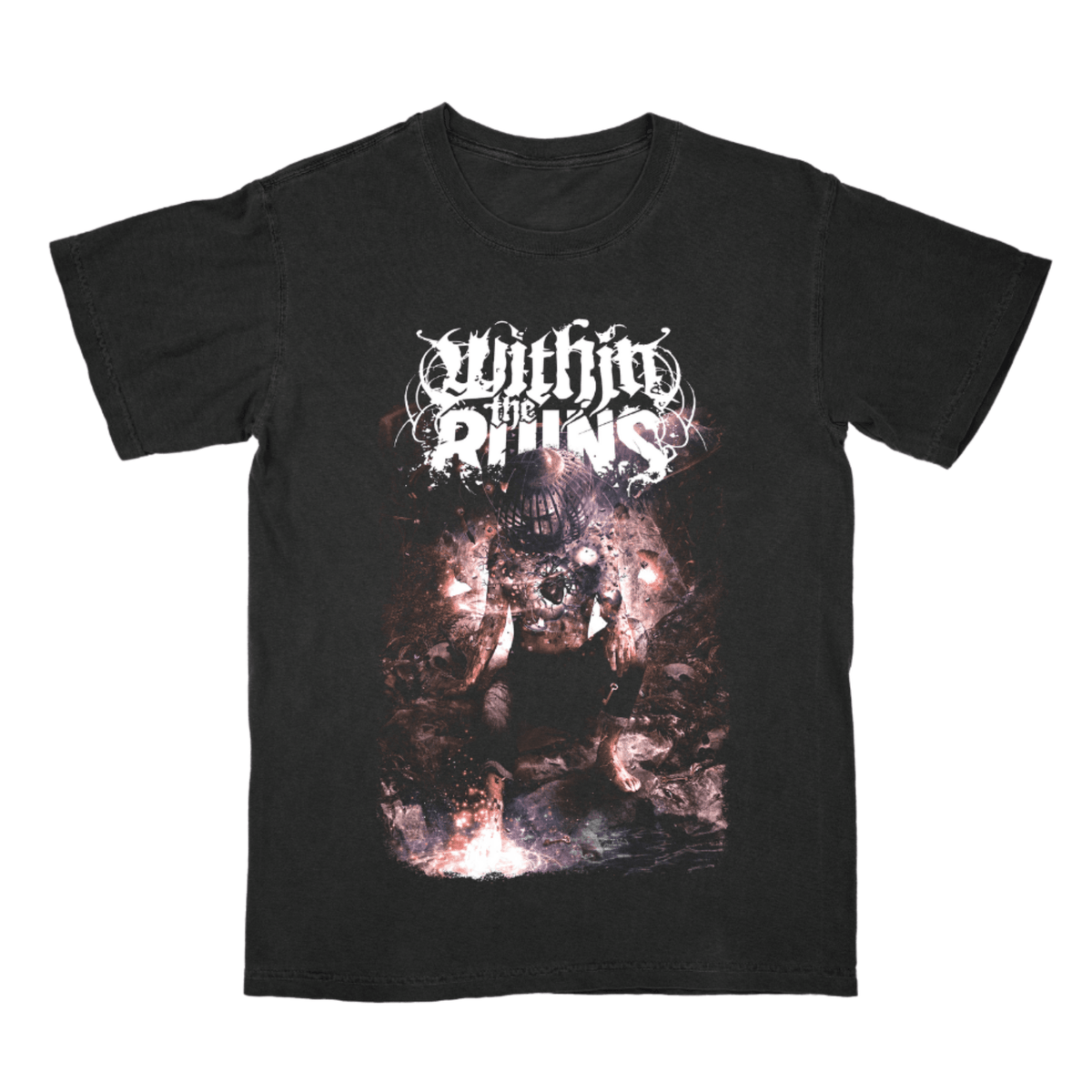 Within The Ruins Official Label Store | Black Heart Tee Shirt