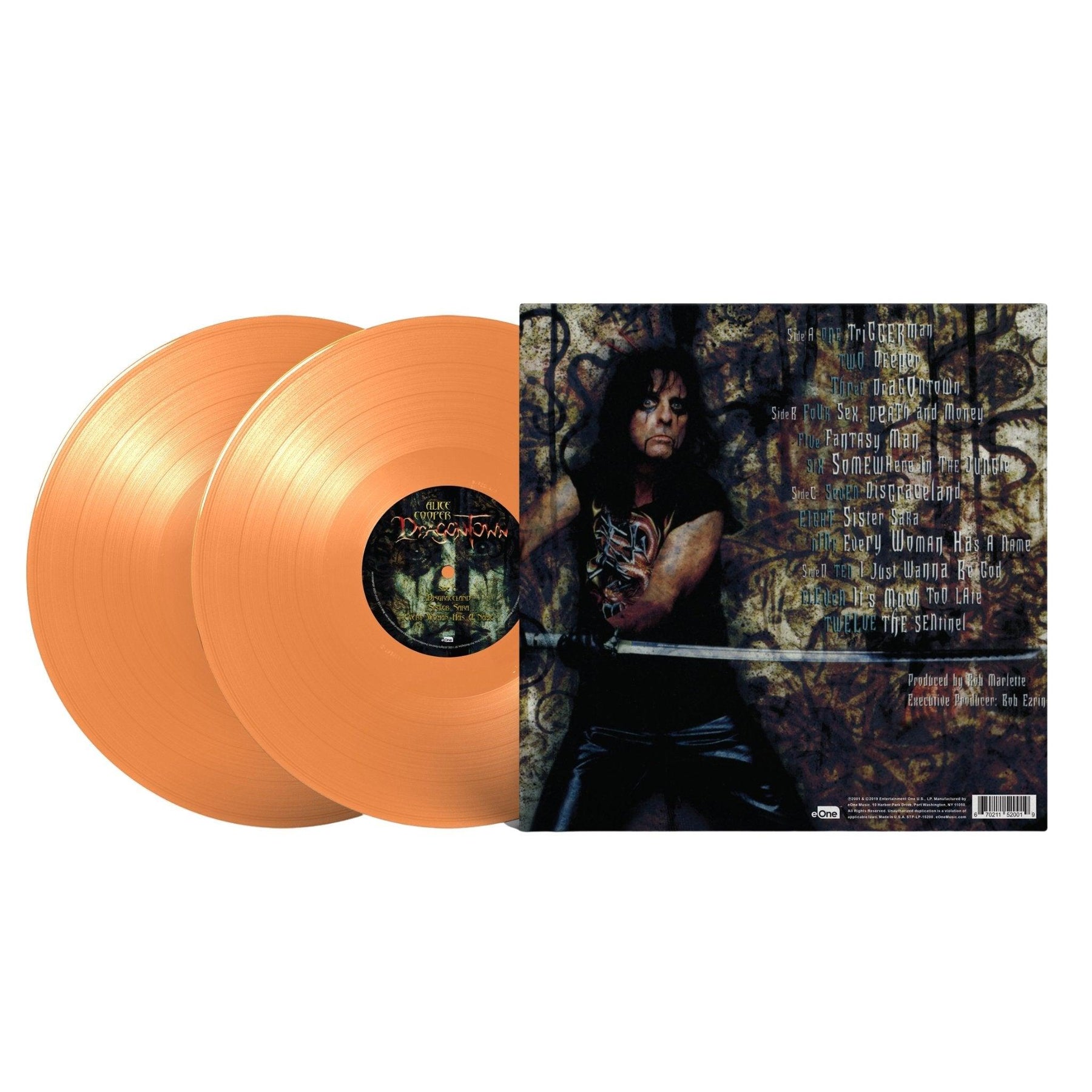 Alice Cooper Dragontown Vinyl | Opaque Orange Double LP